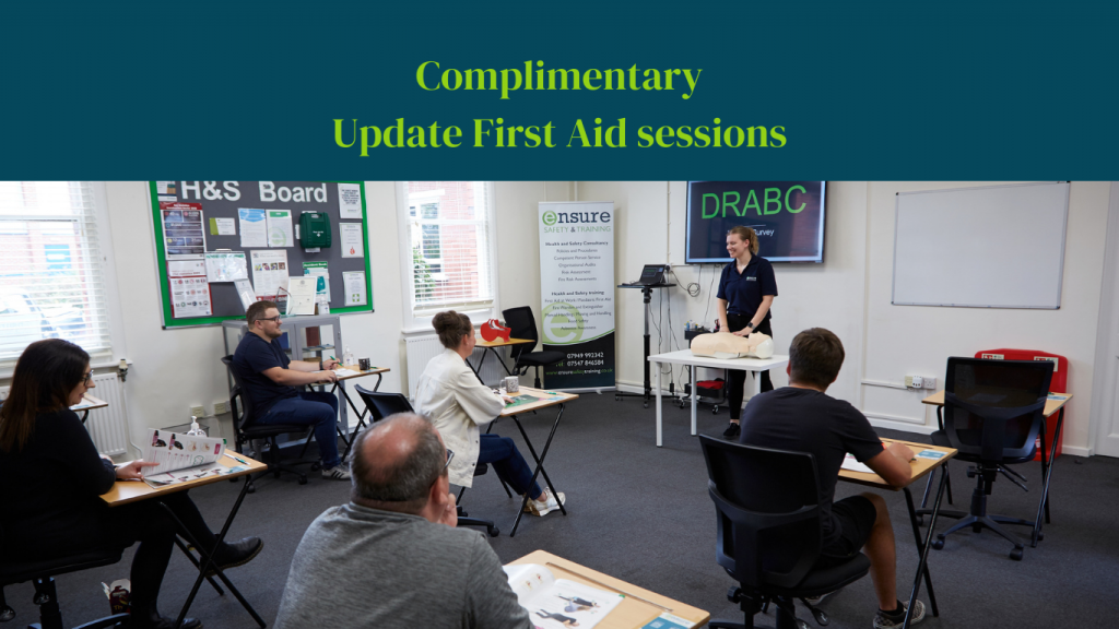 COMPLIMENTARY First Aid update sessions! – Ensure Safety and Training